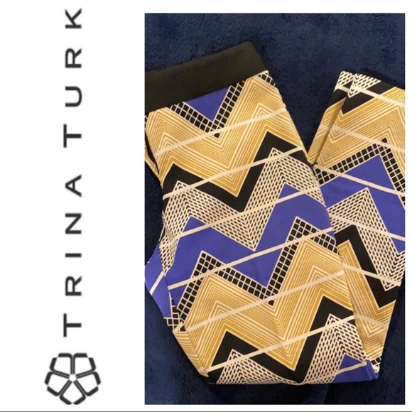 Trina Turk | Pants & Jumpsuits | Trina Turk Cropped Ankle Length Capri ...